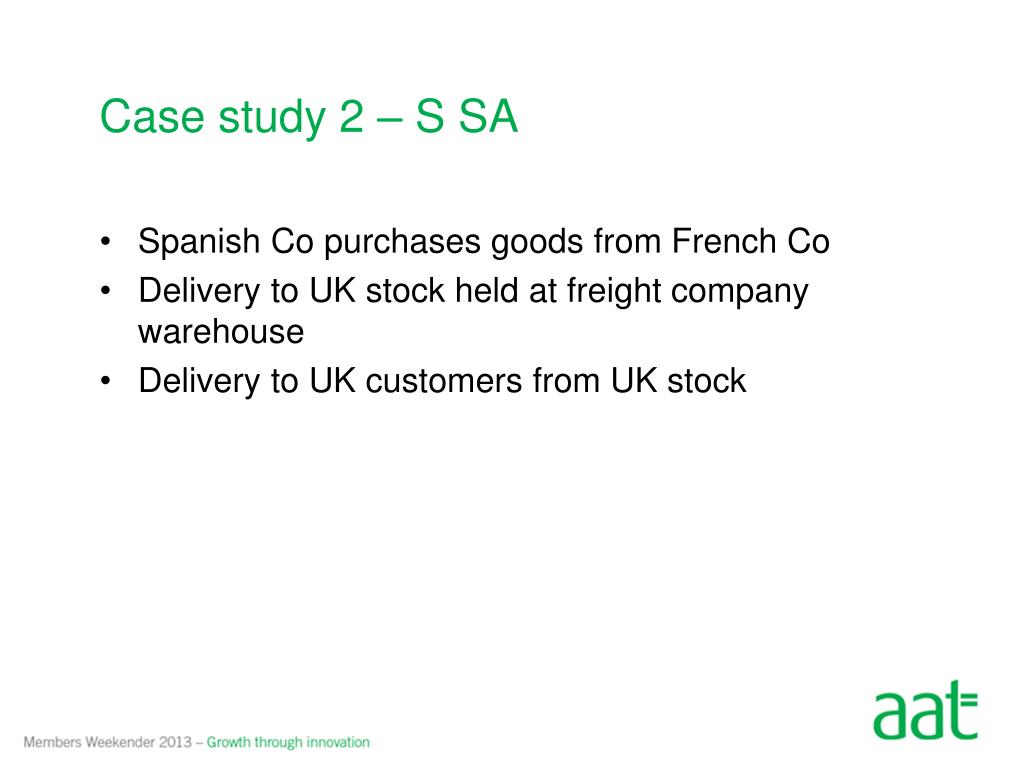 PPT - VAT and International Trade Some case studies PowerPoint ...