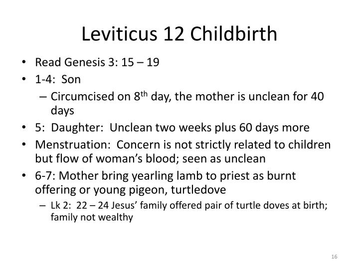 PPT - Leviticus 11 – 15: Sanctification PowerPoint Presentation - ID ...