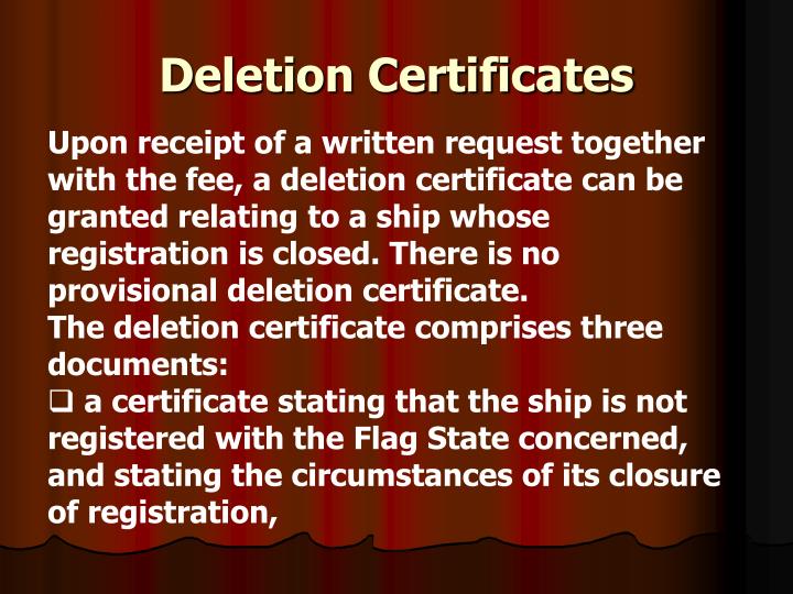 PPT - REGISTRATION OF SHIPS PowerPoint Presentation - ID:1680964