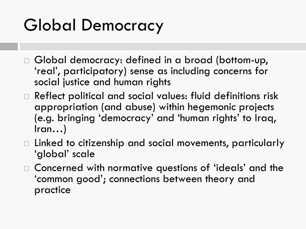 PPT - Political sociology: Democracy PowerPoint Presentation, free ...