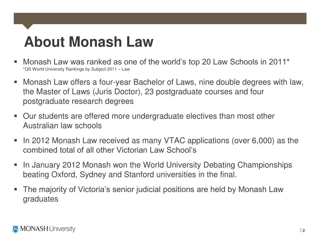 PPT - Career Practitioners Seminar – Monash Law School PowerPoint ...