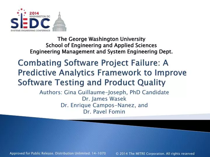 PPT - Combating Software Project Failure: A Predictive Analytics ...