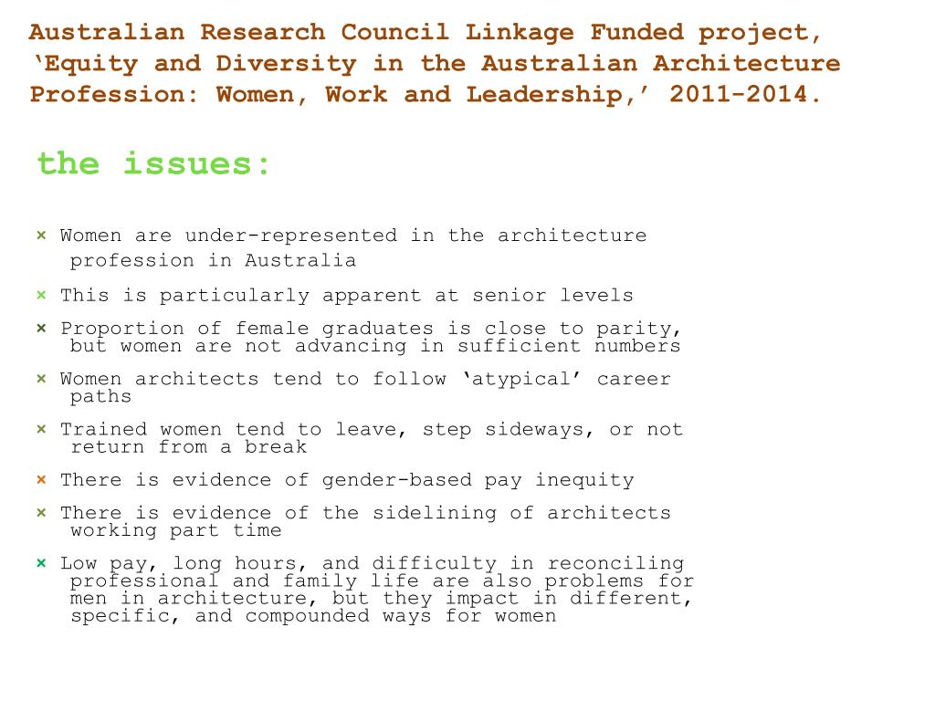 PPT - Dr Naomi Stead Senior Research Fellow School of Architecture The ...