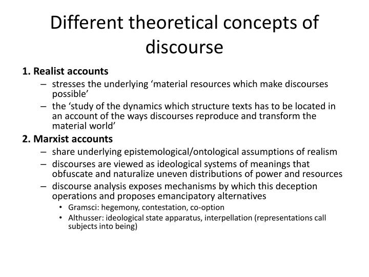 PPT - Discourse analysis PowerPoint Presentation - ID:1681815