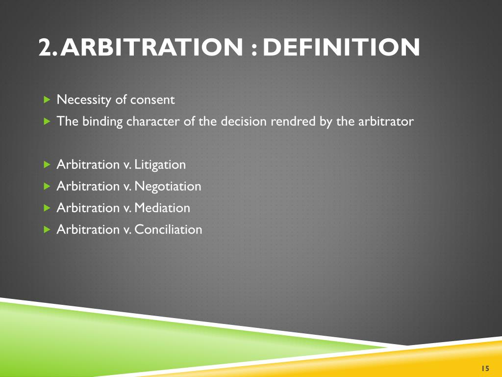 PPT - Legal issues covering the settlement of disputes in international ...