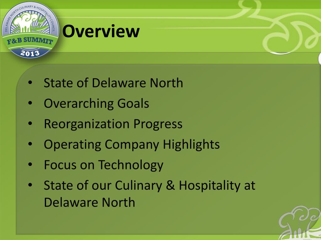 PPT - Delaware North Companies Business Update PowerPoint Presentation ...