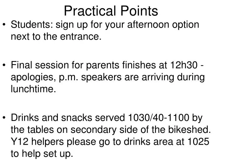 PPT - Practical Points PowerPoint Presentation, free download - ID:1682128