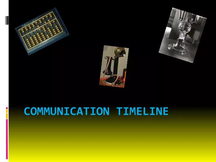 PPT - Communication Timeline PowerPoint Presentation, free download ...