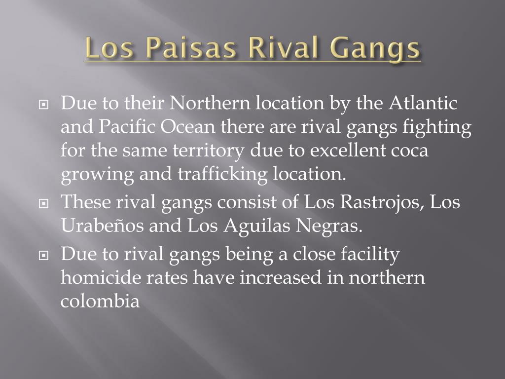 PPT - Gang Violence in Central and Southern America PowerPoint ...