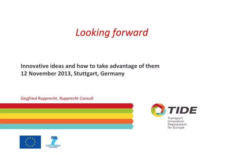 PPT - Looking forward PowerPoint Presentation, free download - ID:1682988