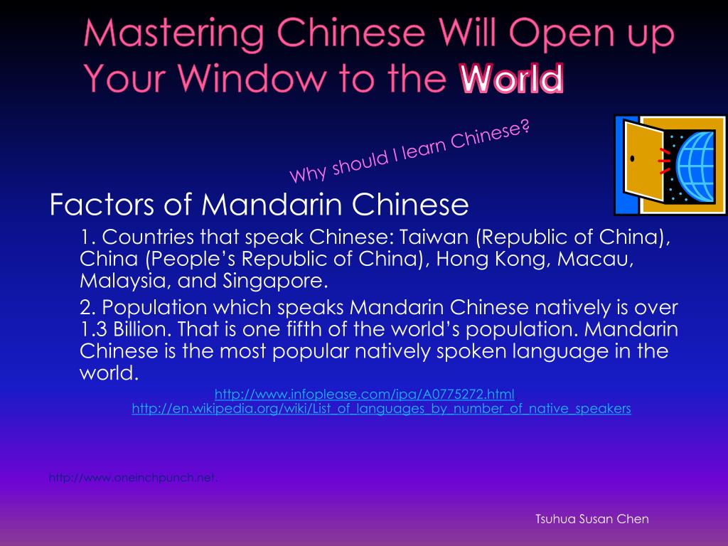 Ppt Why Should I Learn Chinese Powerpoint Presentation Free Download
