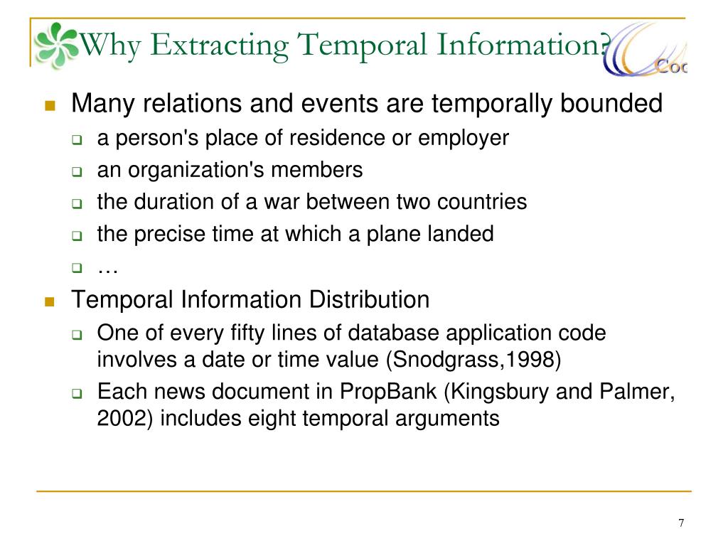 Ppt Temporal Information Extraction And Shallow Temporal Reasoning