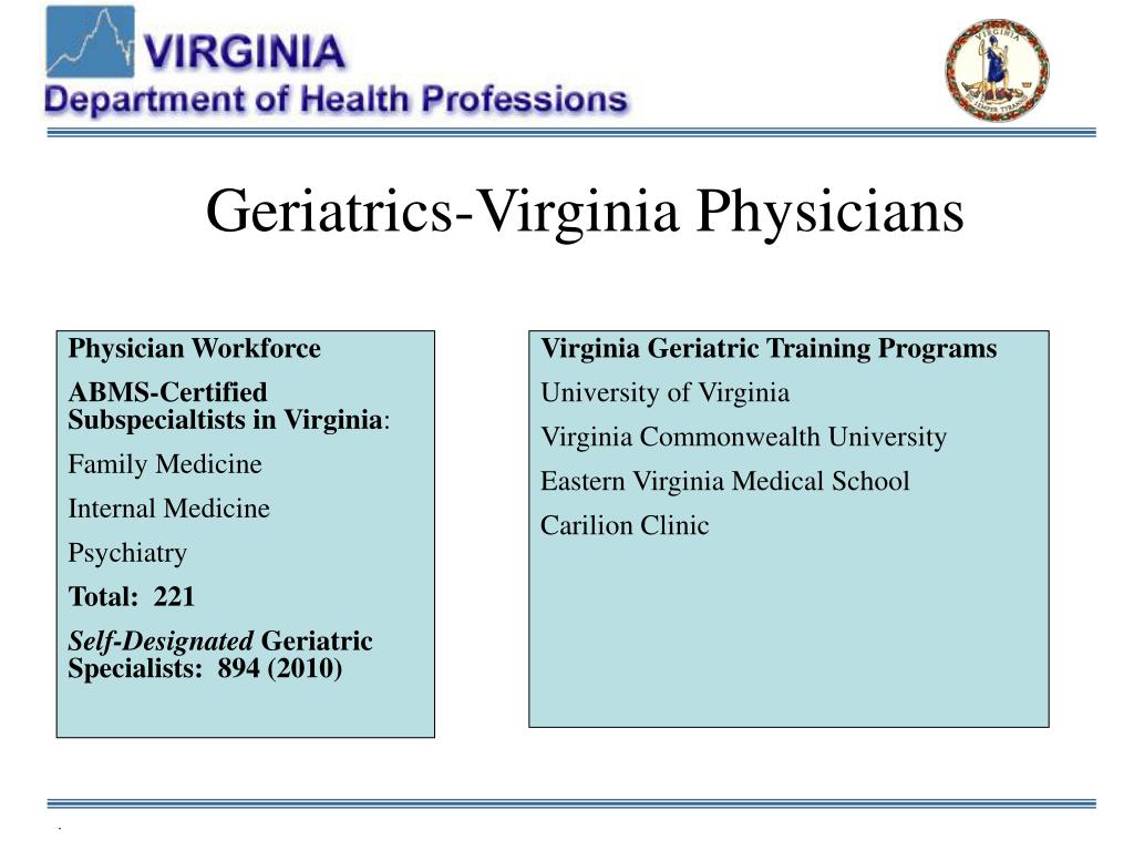 PPT - Virginia’s Healthcare Workforce Healthcare Workforce Data Center ...