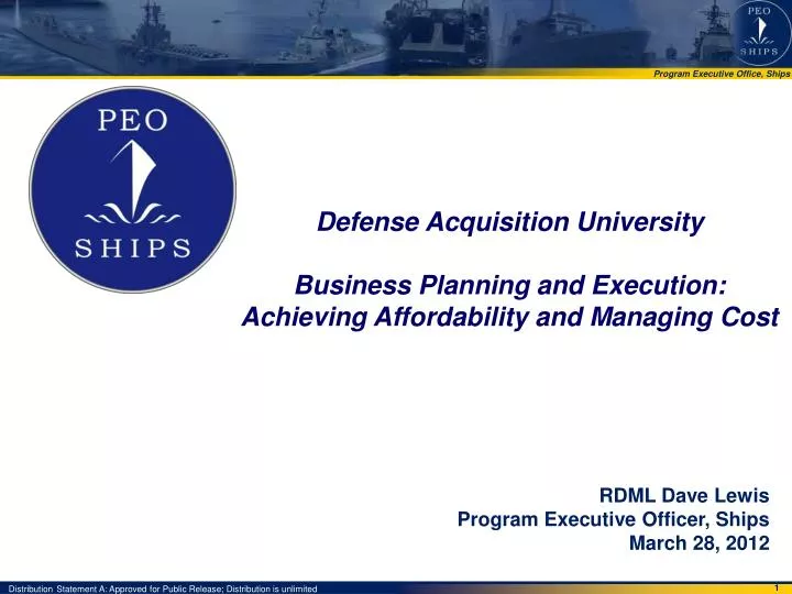 PPT - Defense Acquisition University Business Planning and Execution ...