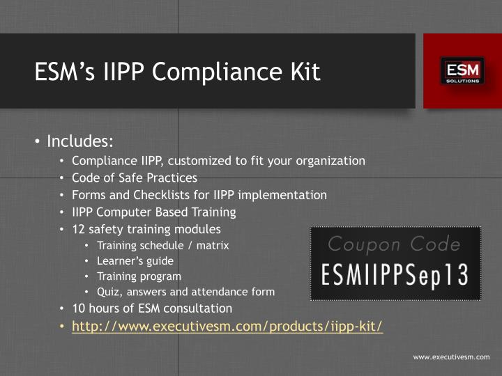 PPT - Proactive Safety Management Refreshing your IIPP PowerPoint ...