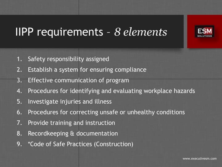 PPT - Proactive Safety Management Refreshing your IIPP PowerPoint ...