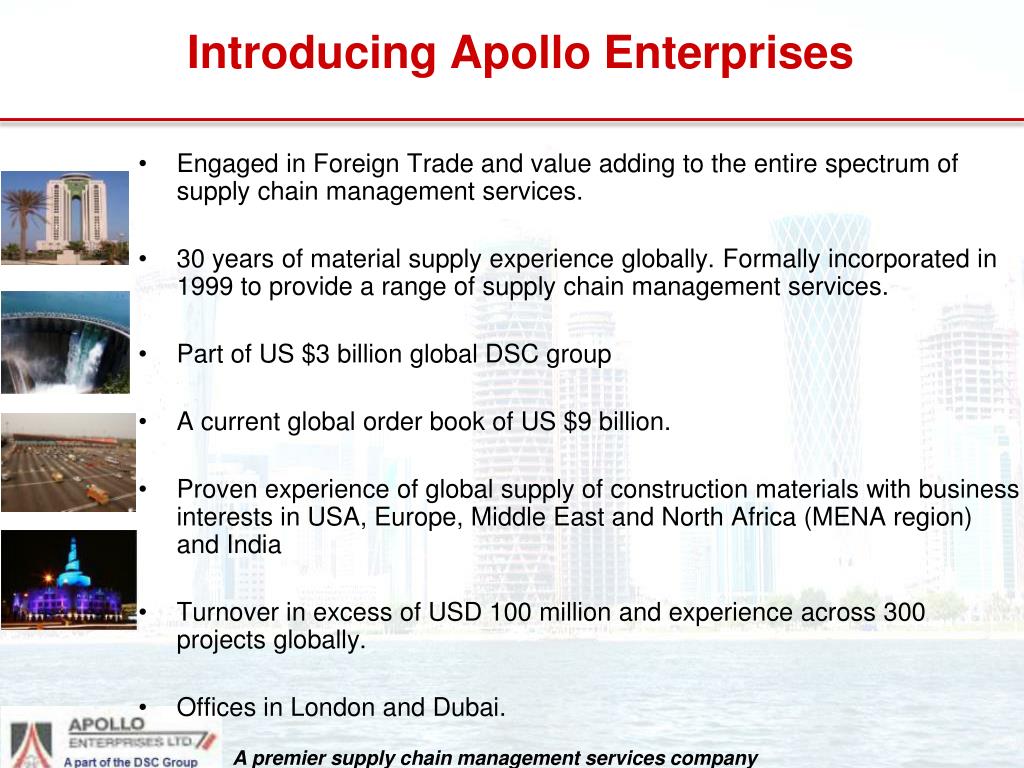 PPT - Apollo Enterprises – A premier supply chain management services company PowerPoint ...