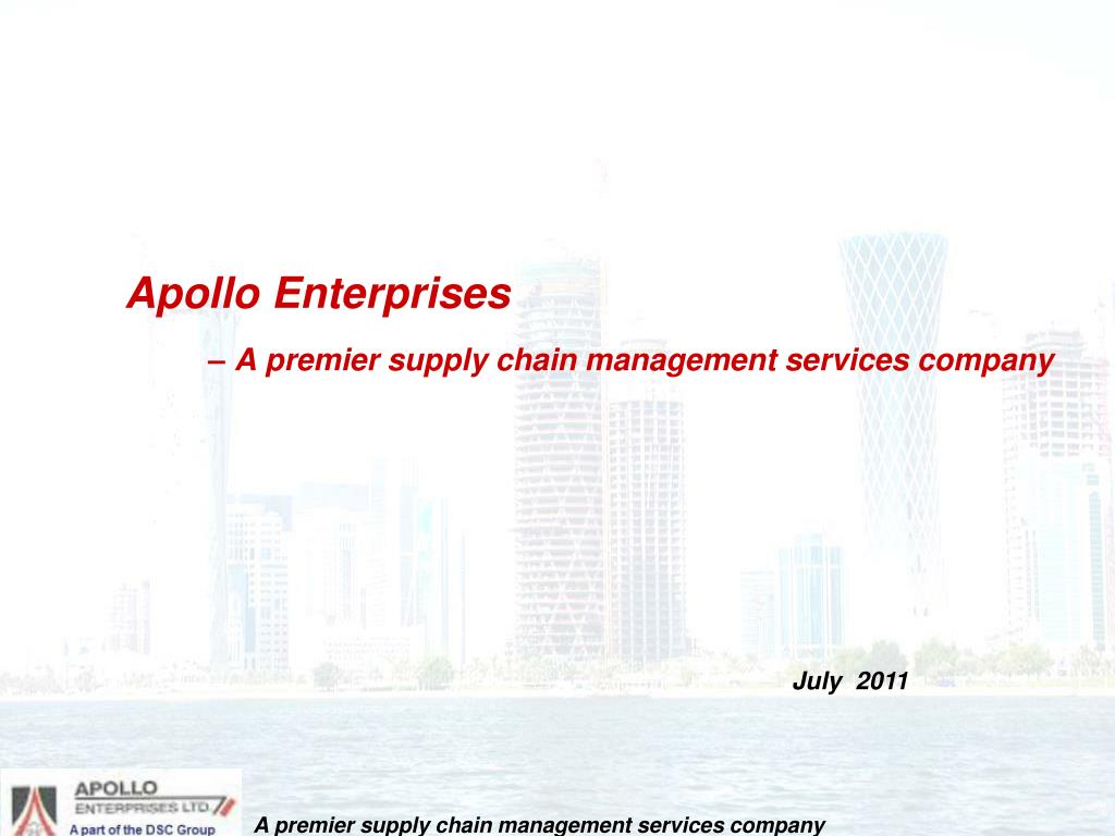 PPT - Apollo Enterprises – A premier supply chain management services ...