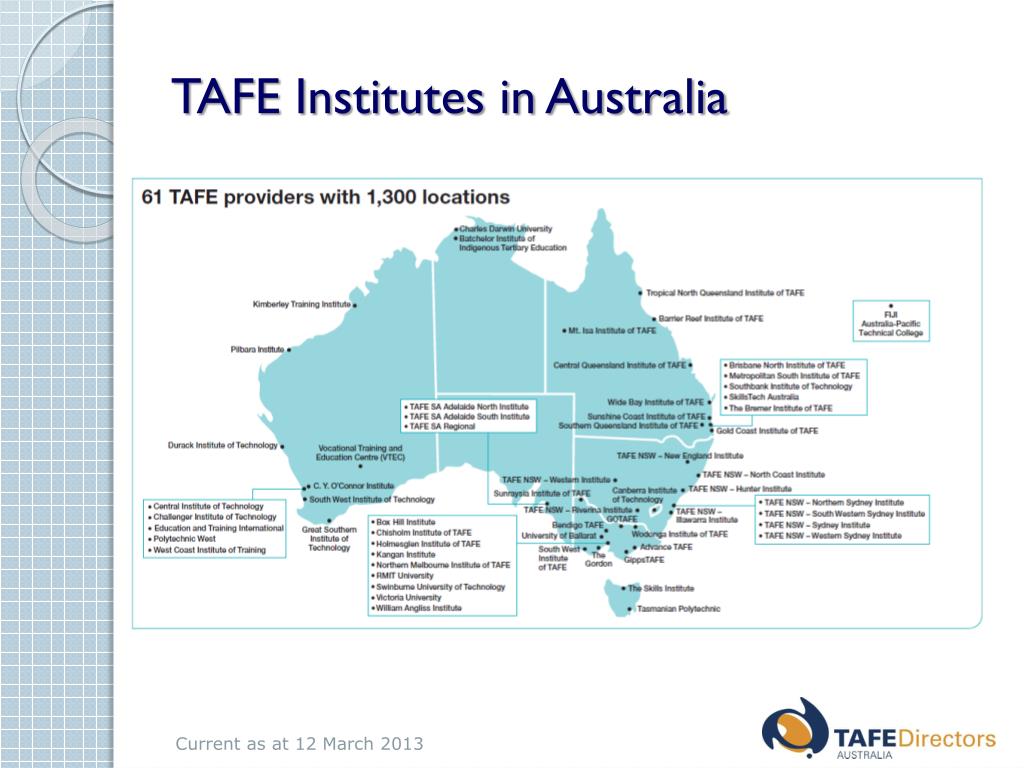 PPT - TAFE D irectors Australia Australian vocational education ...