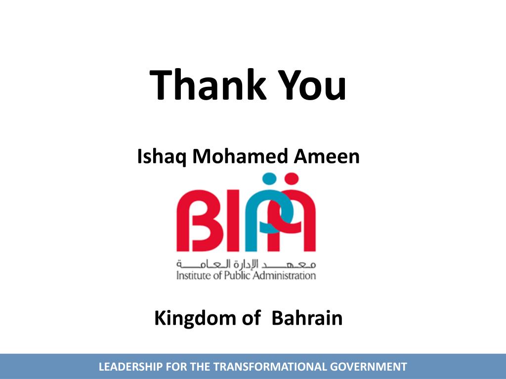 PPT - Session : Leadership Training in BIPA LEADERSHIP FOR THE ...