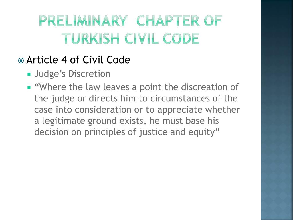 PPT - TurkIsh prIvate LAW-cIVIL LAW PowerPoint Presentation, free ...