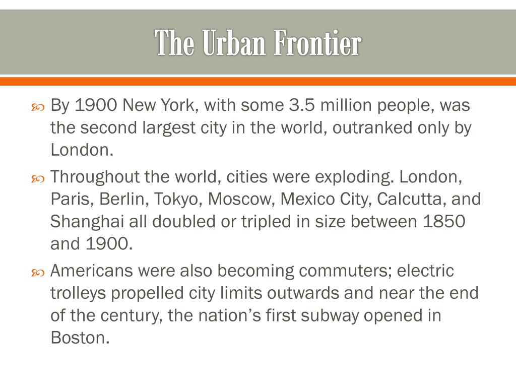 PPT - America Moves to the City PowerPoint Presentation, free download ...