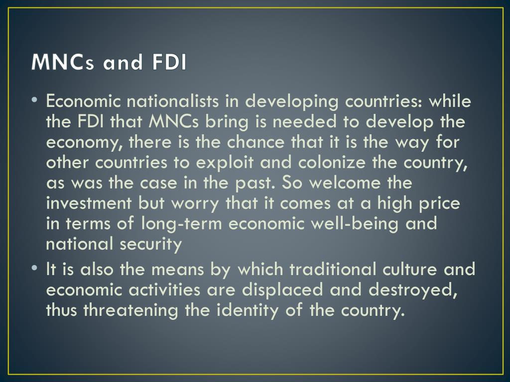 PPT - Multinational Corporations in the World Economy PowerPoint ...