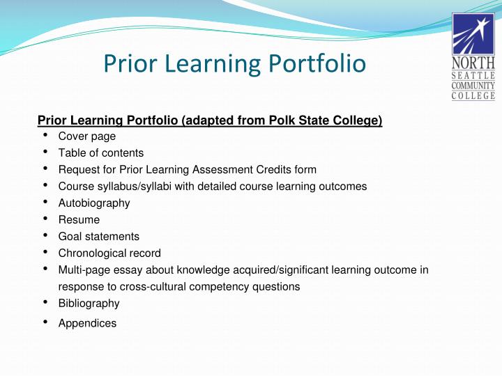 PPT - Credit Where Credit is Due: Awarding Prior Learning Credit to ESL ...