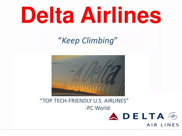 PPT - Delta Airlines PowerPoint Presentation, free download - ID:1685120