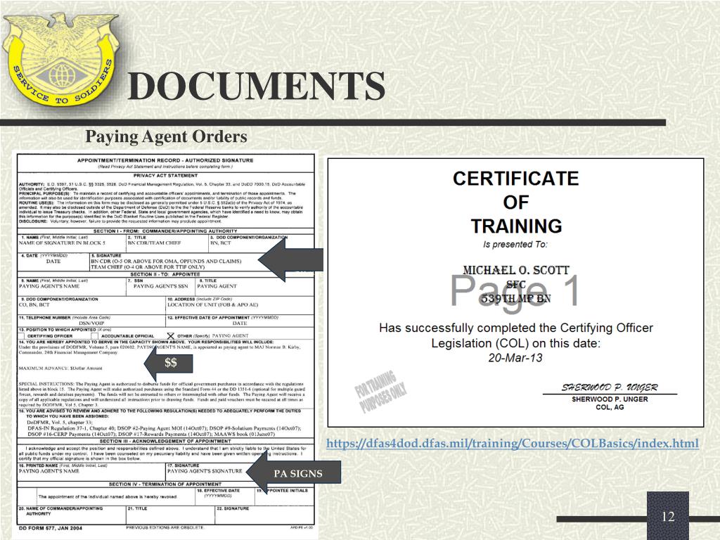 PPT - Paying Agent Operations for Disbursing Personnel United States ...