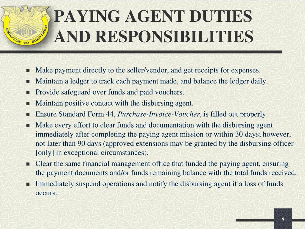 PPT - Paying Agent Operations for Disbursing Personnel United States ...