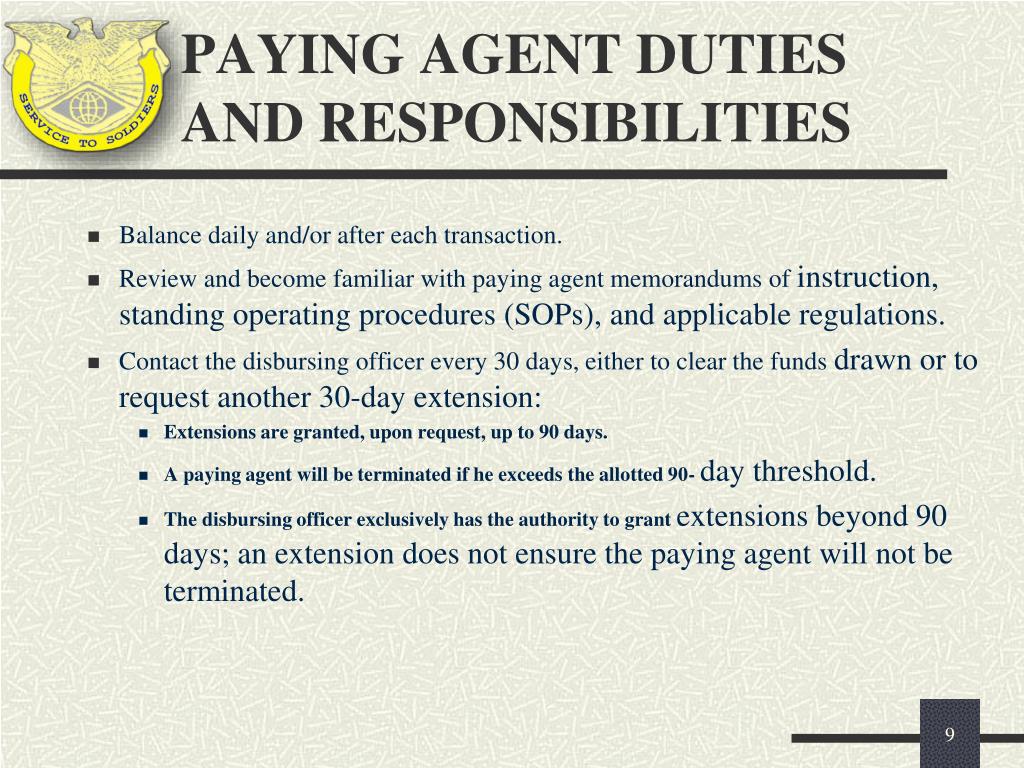 PPT - Paying Agent Operations for Disbursing Personnel United States ...