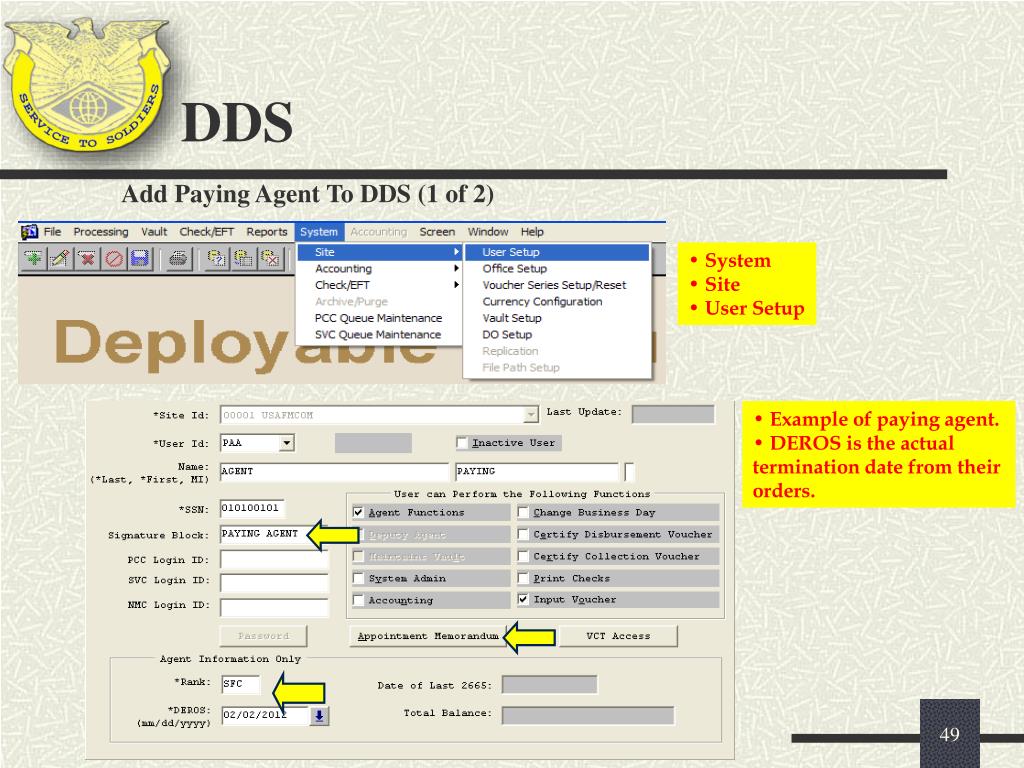 PPT - Paying Agent Operations for Disbursing Personnel United States ...