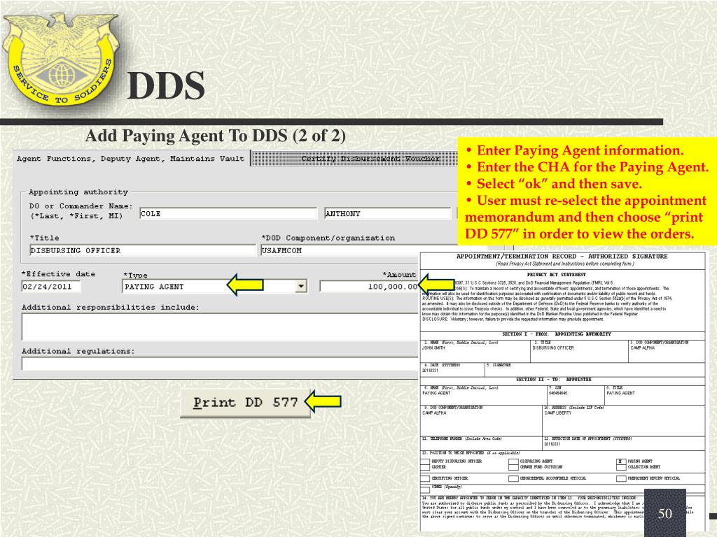 PPT - Paying Agent Operations for Disbursing Personnel United States ...