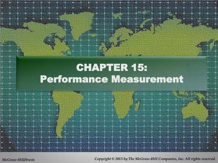PPT - CHAPTER 15: Performance Measurement PowerPoint Presentation, free download - ID:1685578