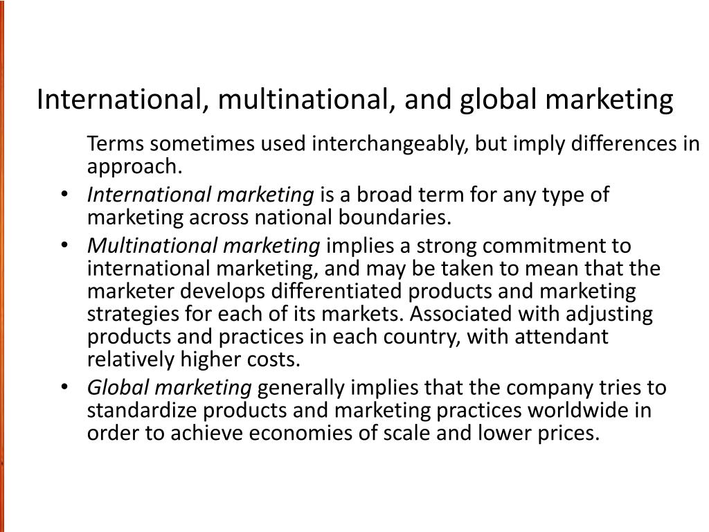 PPT - Importance & Characteristics of International Marketing ... PPT - Importance & Characteristics of International Marketing ...
