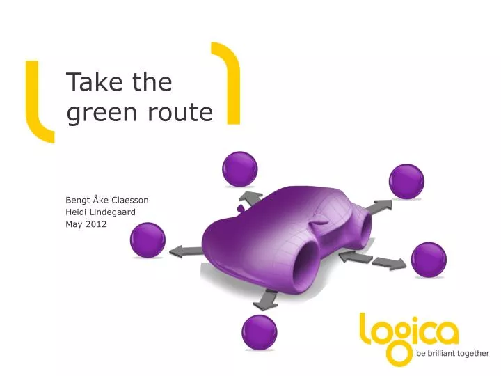 PPT - Take the green route PowerPoint Presentation, free download - ID ...
