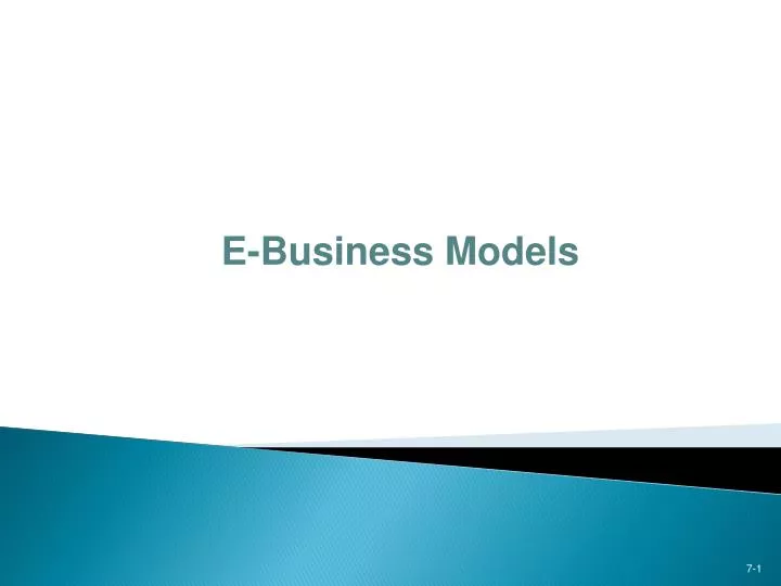 PPT - E-Business Models PowerPoint Presentation, free download - ID:1686120