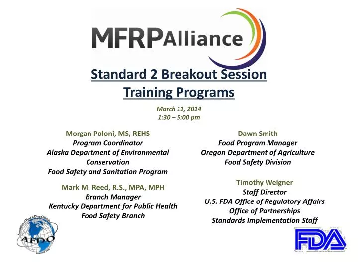 PPT - Standard 2 Breakout Session Training Programs PowerPoint ...