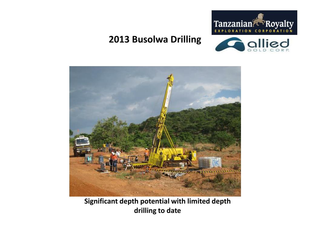 PPT - Tanzania Royalty Exploration Corporation Busolwa – Buziba Joint ...