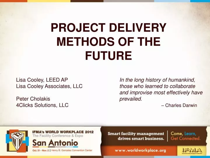 PPT - PROJECT DELIVERY METHODS OF THE FUTURE PowerPoint Presentation ...