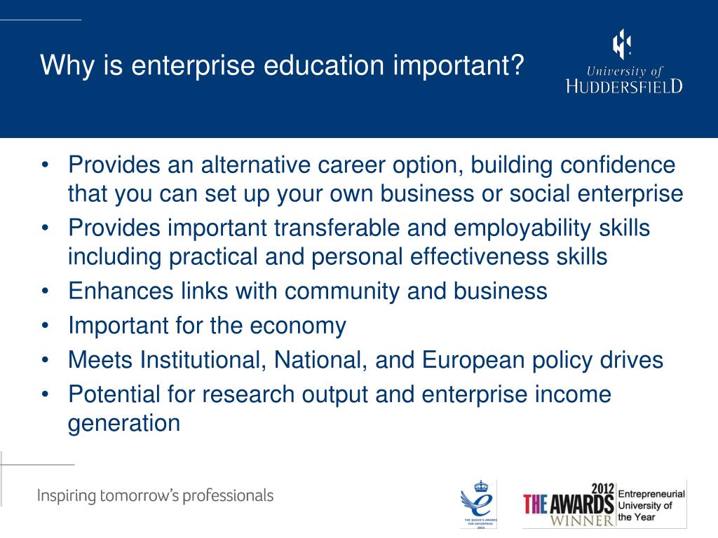 PPT - Enterprise and Entrepreneurship Education From Policy to Practice ...