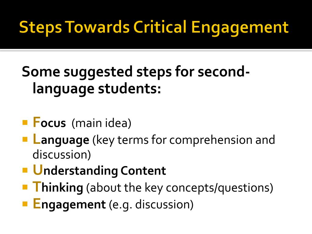 PPT - Increasing Seminar P articipation : Lessons from EAP for Everyone ...