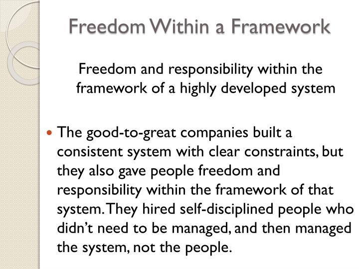 PPT - Good to Great : A Culture of Discipline PowerPoint Presentation ...