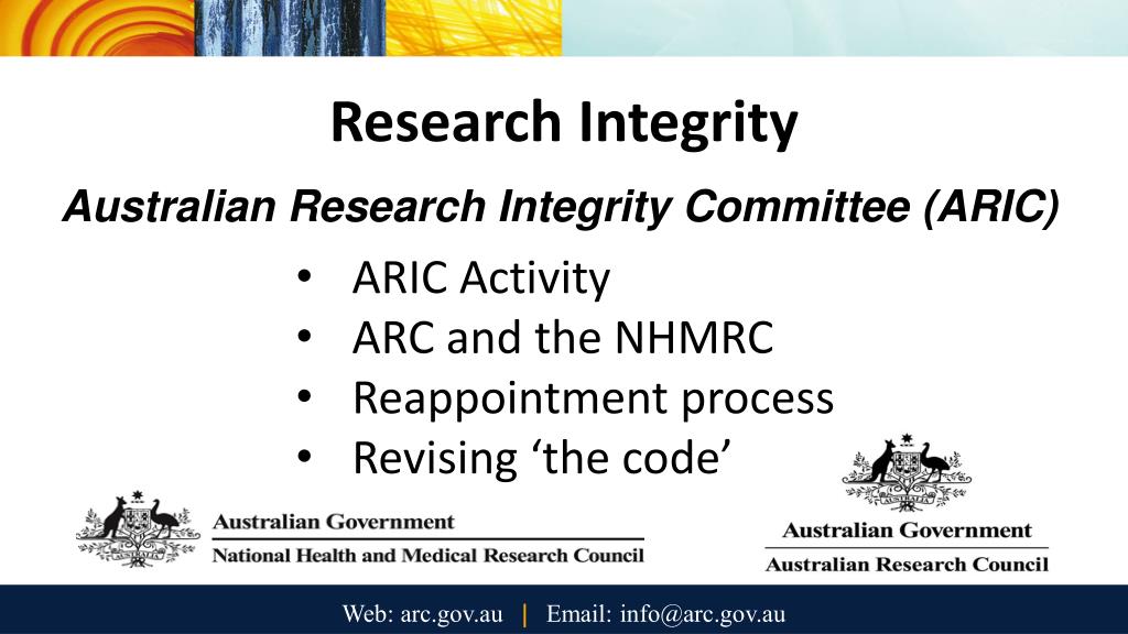 PPT - ARC Strategy Branch Update Research Administrators’ Seminar 26 ...