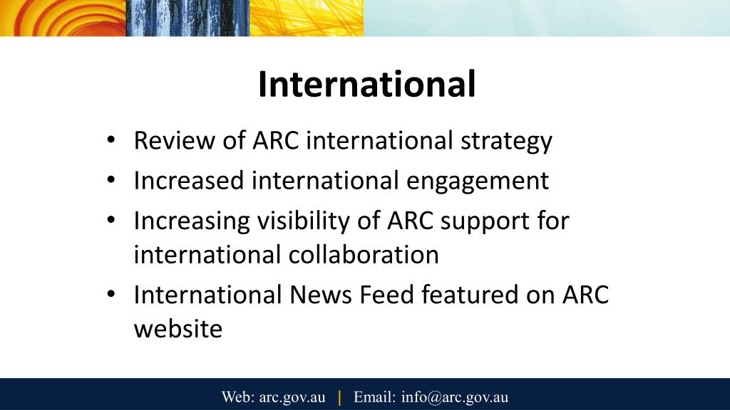 PPT - ARC Strategy Branch Update Research Administrators’ Seminar 26 ...
