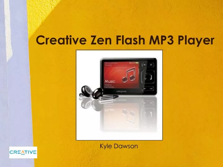PPT - Creative Zen Flash MP3 Player PowerPoint Presentation, free ...
