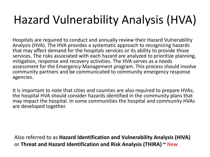 PPT - Hazard Planning for Hospitals Large and Small PowerPoint ...
