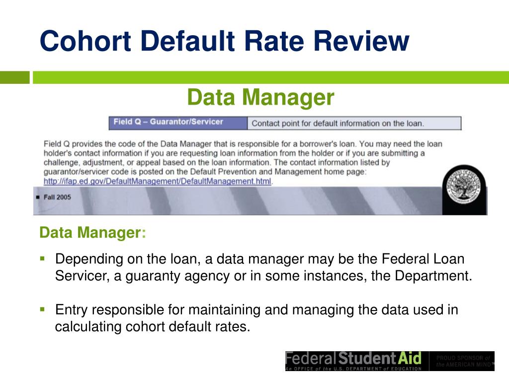 PPT - Reducing Cohort Default Rates : Success Strategies for Your ...
