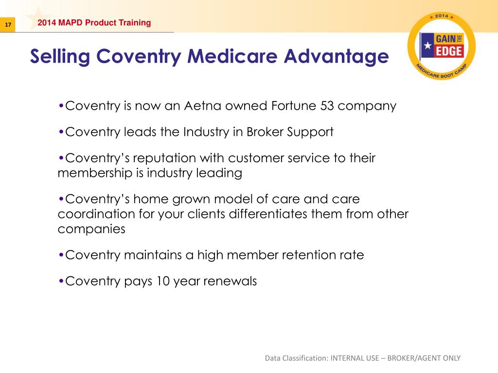 PPT - Coventry Health Care of Texas Medicare Advantage (MA) Coordinated Care Plans (CCP) 2014 ...